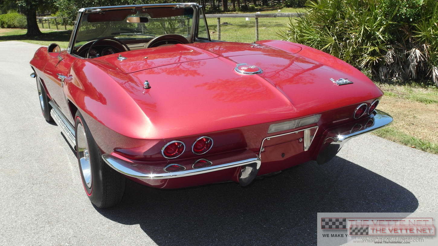 TheVetteNet.com - 1967 Corvette Convertible Marlboro Maroon