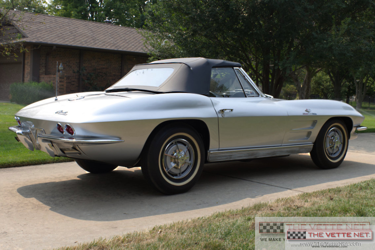 TheVetteNet.com - 1963 Corvette Convertible Sebring Silver Metallic ...