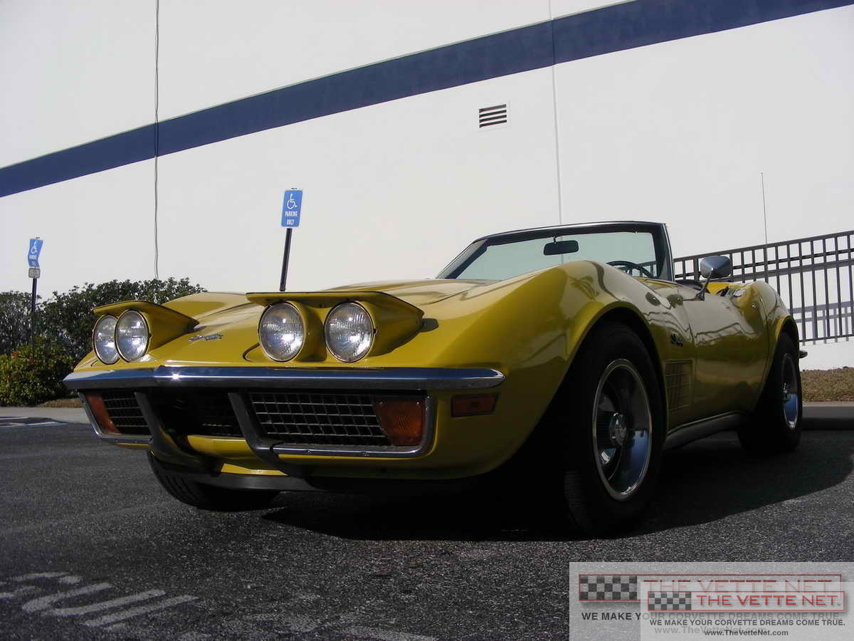 TheVetteNet.com - 1972 Corvette Convertible Sunfire Yellow