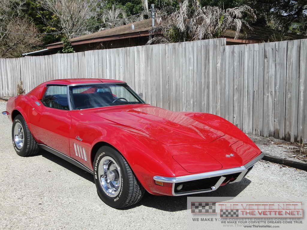 TheVetteNet.com - 1969 Corvette T-Top Monza Red