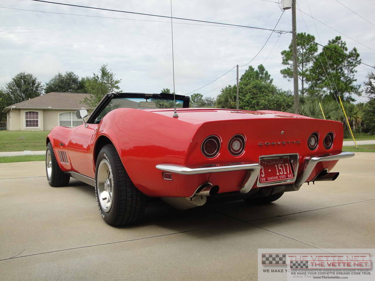 TheVetteNet.com - 1969 Corvette Convertible Monza Red Code 974