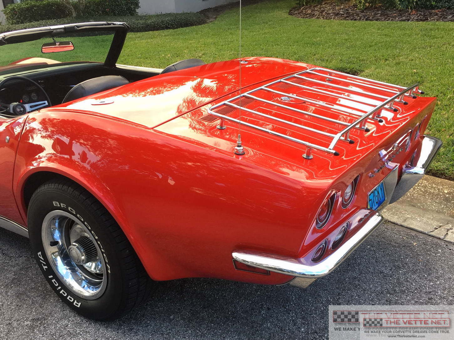 TheVetteNet.com - 1973 Corvette Convertible Red