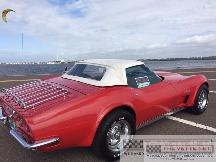 TheVetteNet.com - 1973 Corvette Convertible Red